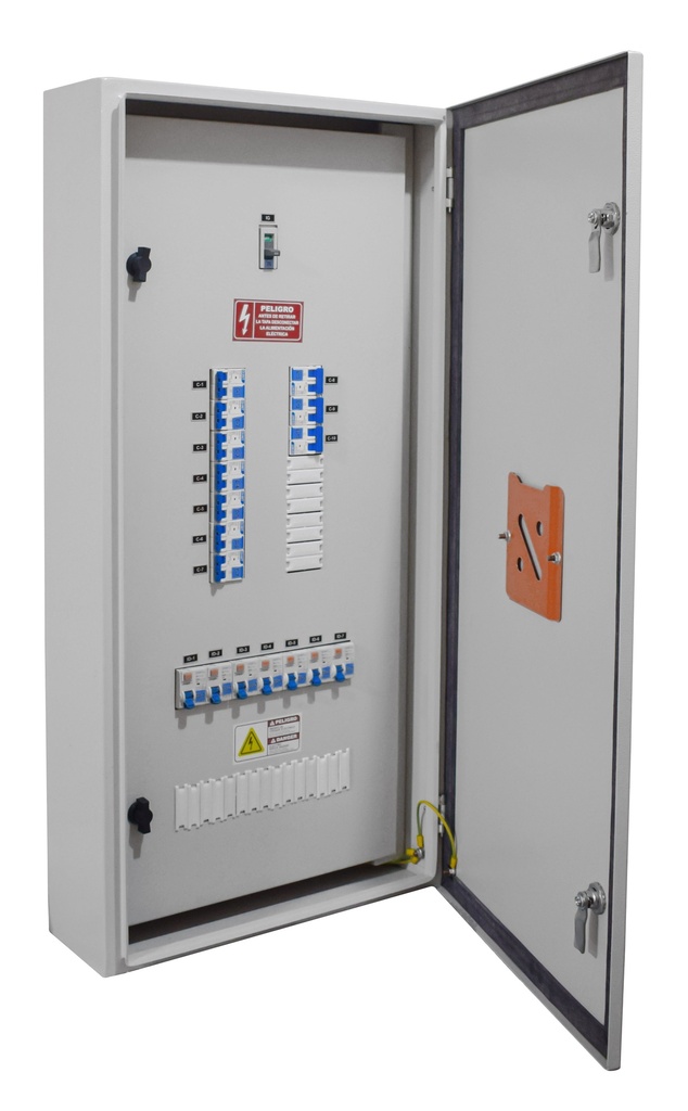 TABLERO ADOSADO 36 POLOS + IGF + 2FID 3F ESPESOR. 1.5MM RAL7035 | Grupo Coinp