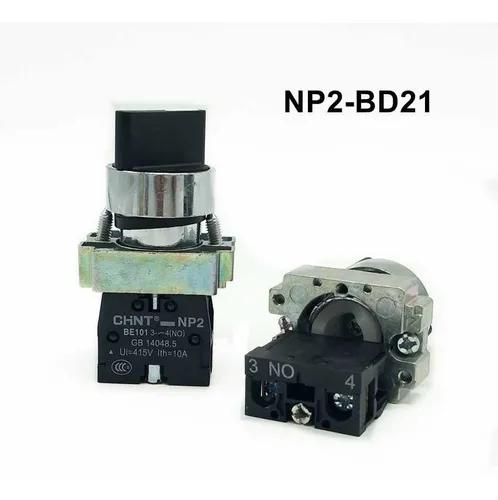 Selector Maneta Corta 2Posic Metal Negro Ø 22Mm 1Na 574847 | Grupo Coinp Store