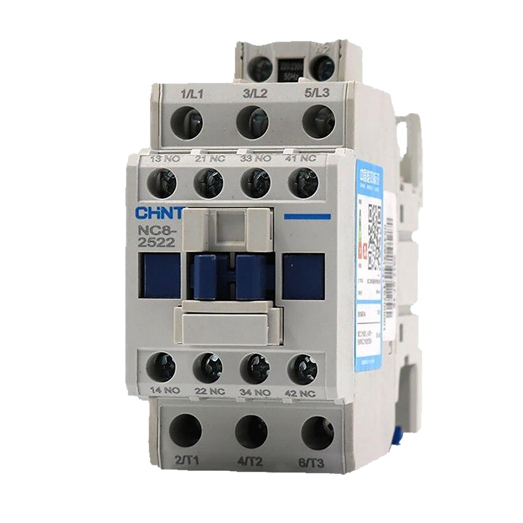 Contactor Potencia Magnetico 3P 25A Ac3 Bob 220Vac 2Na + 2Nc 11Kw | Grupo Coinp Store