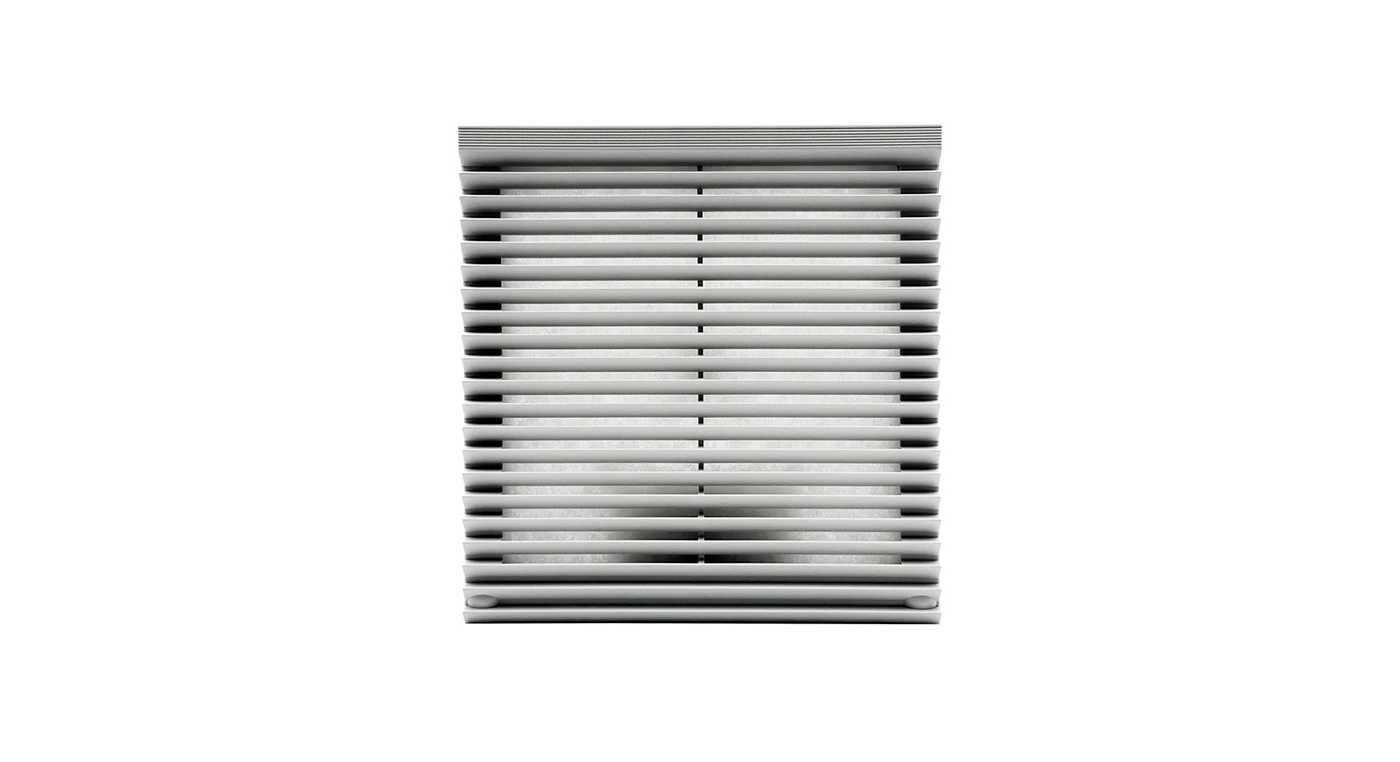 Rejilla con Filtro para Tablero 204X204 MM /JK6623 RAL7035 - JASON FAN