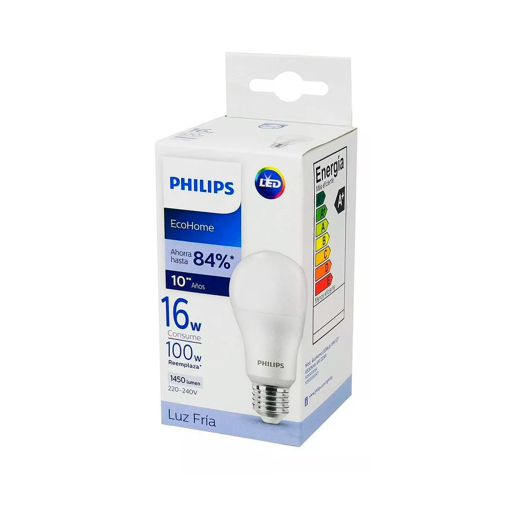 LAMPARA LED BULB 16W 6500K 220-240V E27 ECOHOME | Grupo Coinp Store