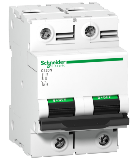 Int. Aut Termomag Para Riel 2P 100A 230/440Vac 20/6Ka C120N | Grupo Coinp