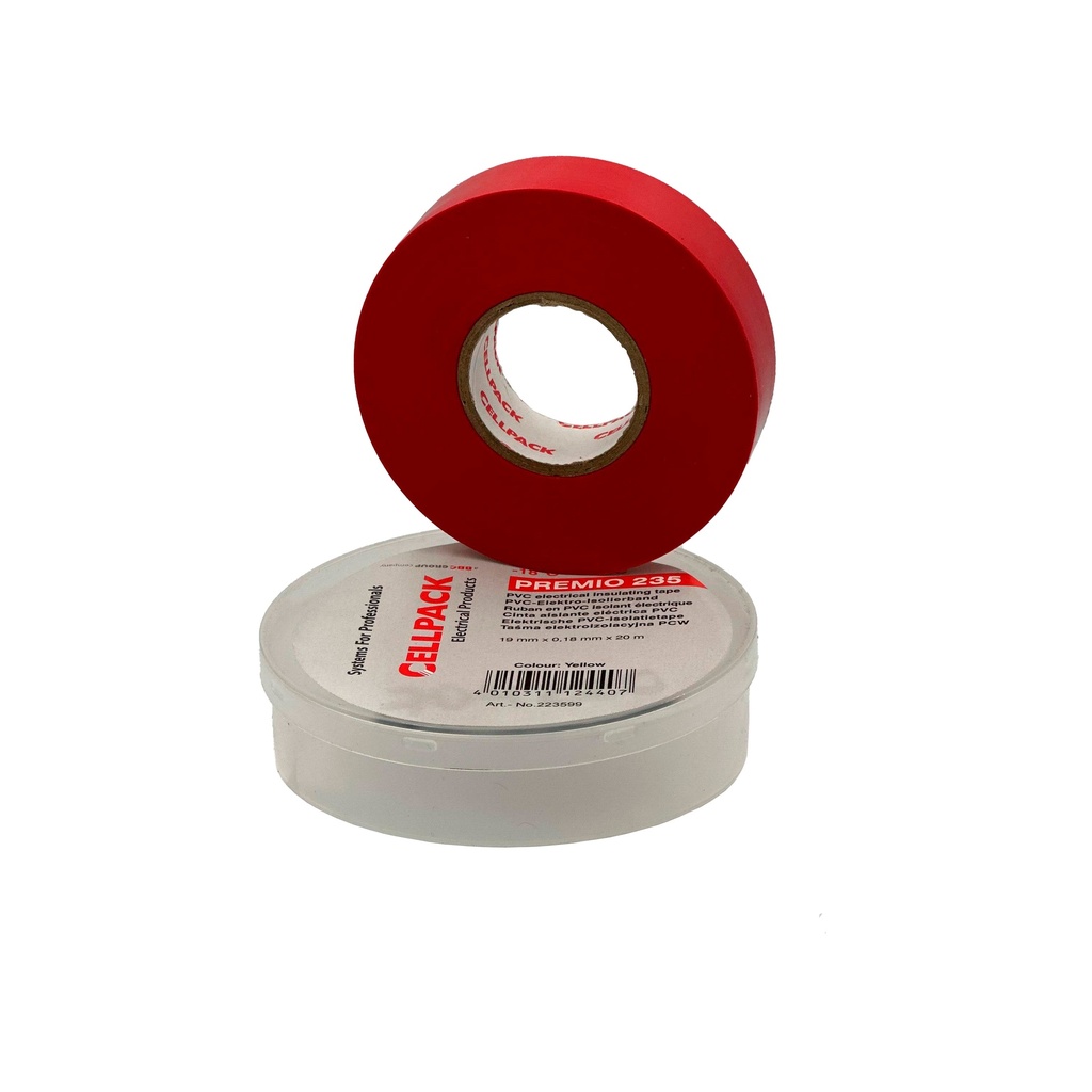 Cinta Aislante Rojo - CELLPACK