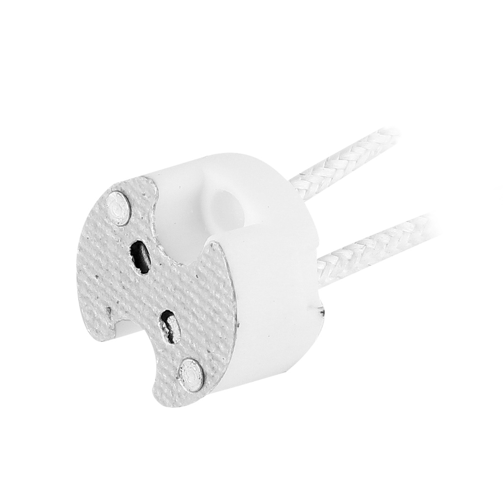 SOCKET CERÁMICO PARA DICROICO GU5.3 CON CABLE | Grupo Coinp Store