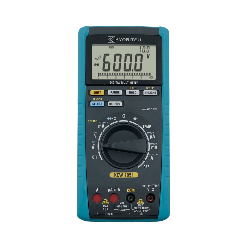 Multimetro digital 10A-AC/DC 1KV-AC/DC, Hz, T°, 60MΩ, capacitancia ...