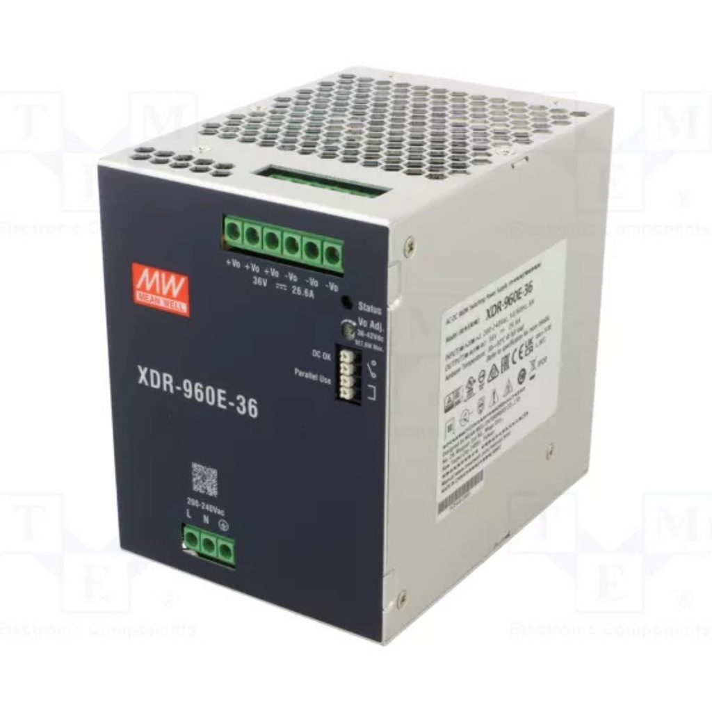 Fuente Riel DIN 960W 36VDC 26.67A In 180-550VAC (Serie E) | Grupo Coinp ...