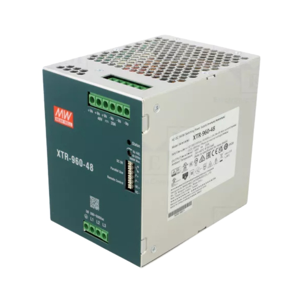 Fuente Riel DIN 960W 48VDC 20A In 180-550VAC | Grupo Coinp Store